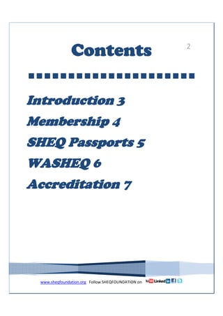 Welcome to sheq foundation | PDF