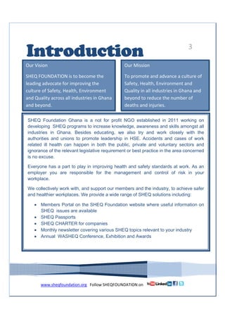 Welcome to sheq foundation | PDF