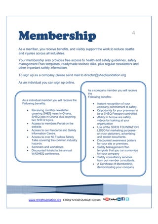 Welcome to sheq foundation | PDF