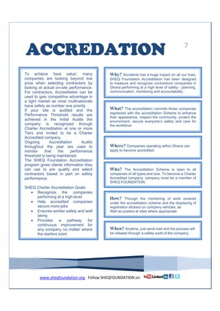 Welcome to sheq foundation | PDF