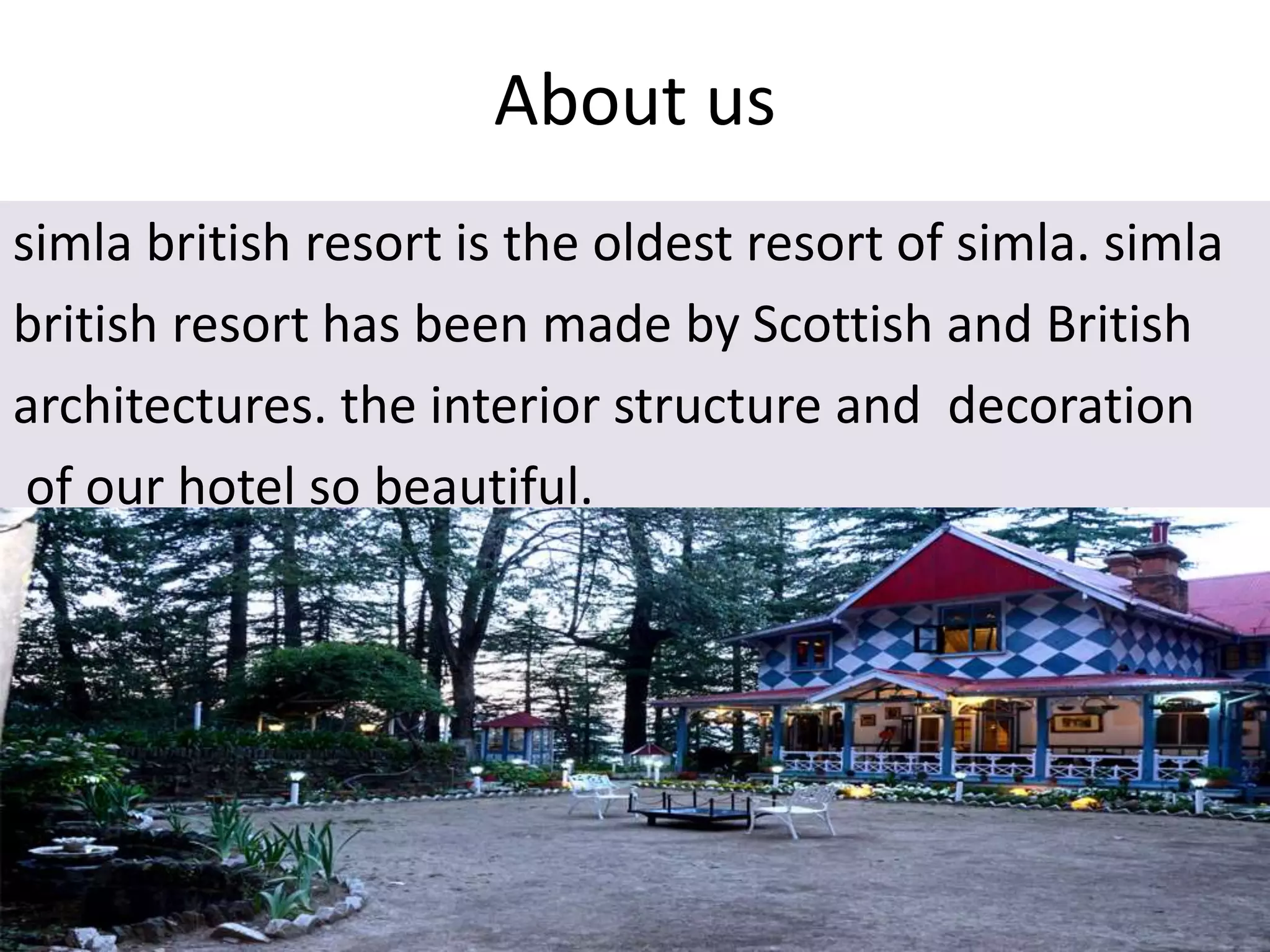Welcome to simila british resort | PPT