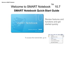 Welcome to smart notebook | PDF