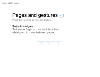 Welcome to smart notebook | PDF