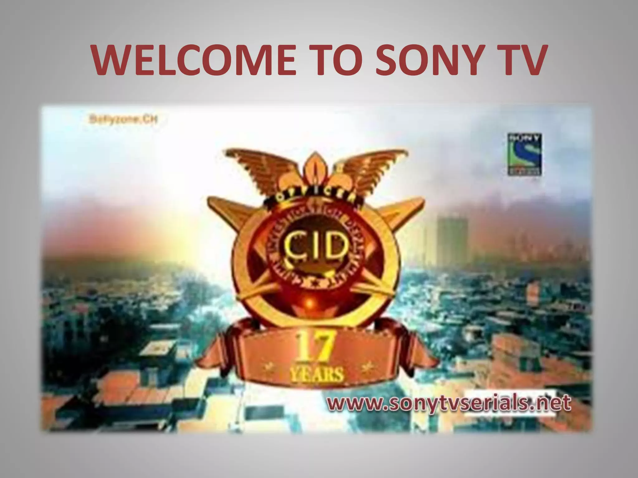 Welcome to Sony TV | PPTX