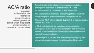 Accomodative convergance and accommodation | PPTX
