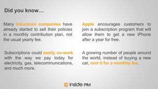 Welcome to Subscription Economy | PPTX