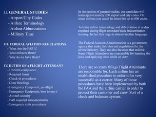 Welcome to THE FLIGHT ATTENDANT ACADEMY | PPTX