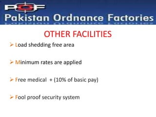 pof pakistan ordinance factory | PPTX