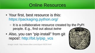 Welcome to the Cheese Shop: setuptools, virtualenv and PyPUG | PPT