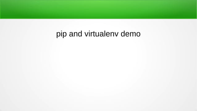 Welcome to the Cheese Shop: setuptools, virtualenv and PyPUG | PPT | Free Download