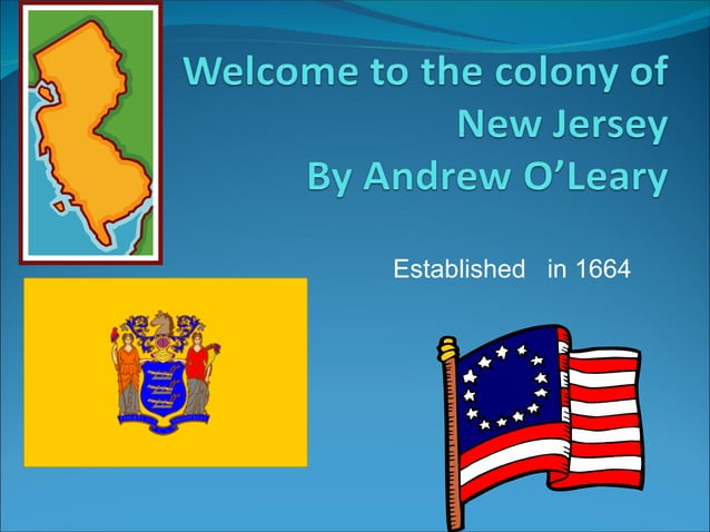 Welcome to the colony of new jersey | PPT