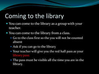 Welcome To The Dcms Library | PPTX | Education