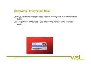 Welcome to the Hills TAFE Library service | PDF | College Education ...