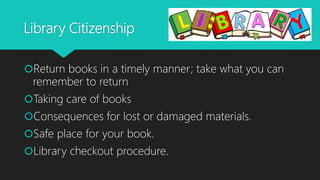 Welcome to the library! | PPTX