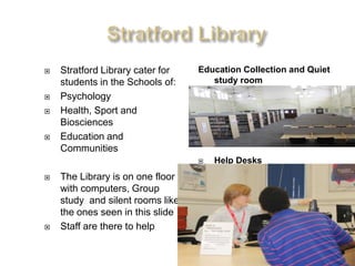 Welcome to the Library at UEL - March 2012 | PPTX