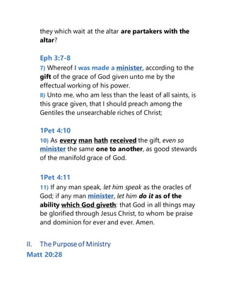 Welcome to the Ministry | DOCX | Christianity | Religion & Spirituality