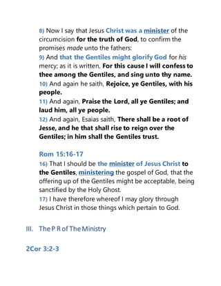 Welcome to the Ministry | DOCX | Christianity | Religion & Spirituality