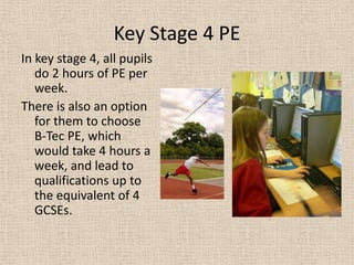 Welcome to the PE Department | PPTX