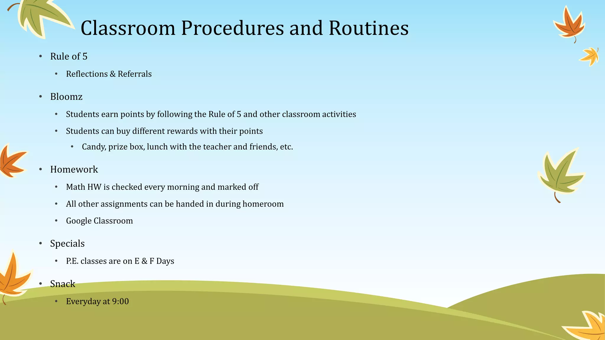 Welcome to the third grade | PPT