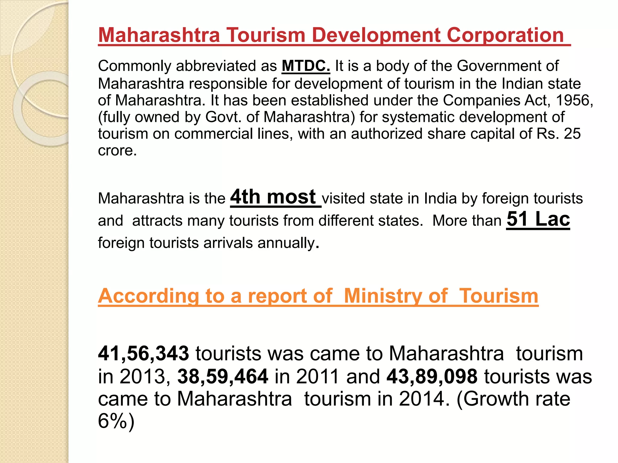 Welcome to the tourism of maharashtra | PPTX