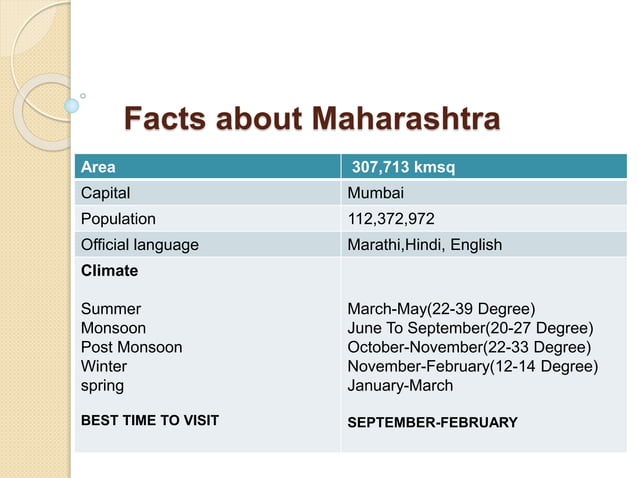 Welcome to the tourism of maharashtra | PPTX | Asia Travel | Travel Locations
