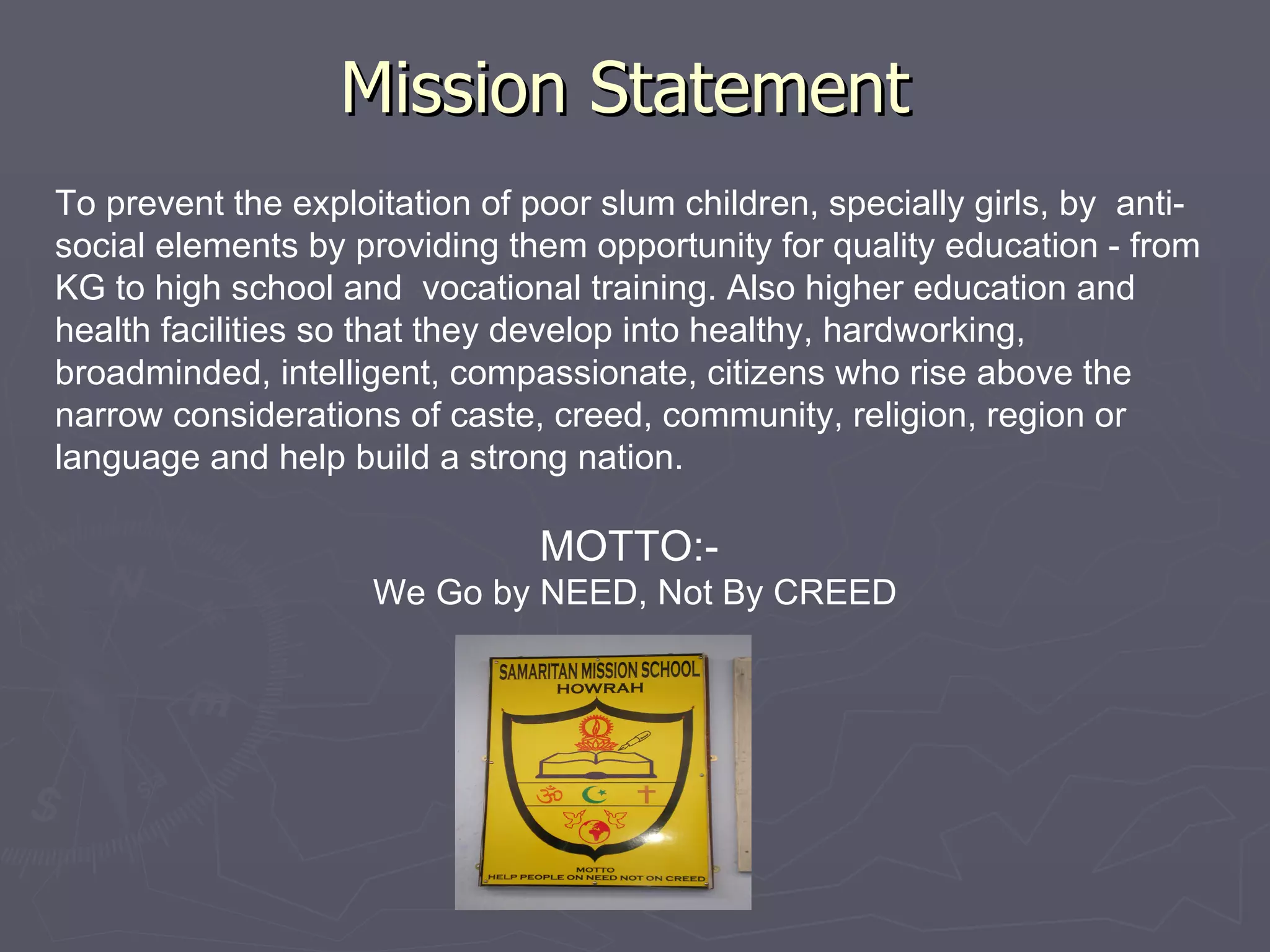 Welcome To The World Of Samaritan Help Mission | PPT