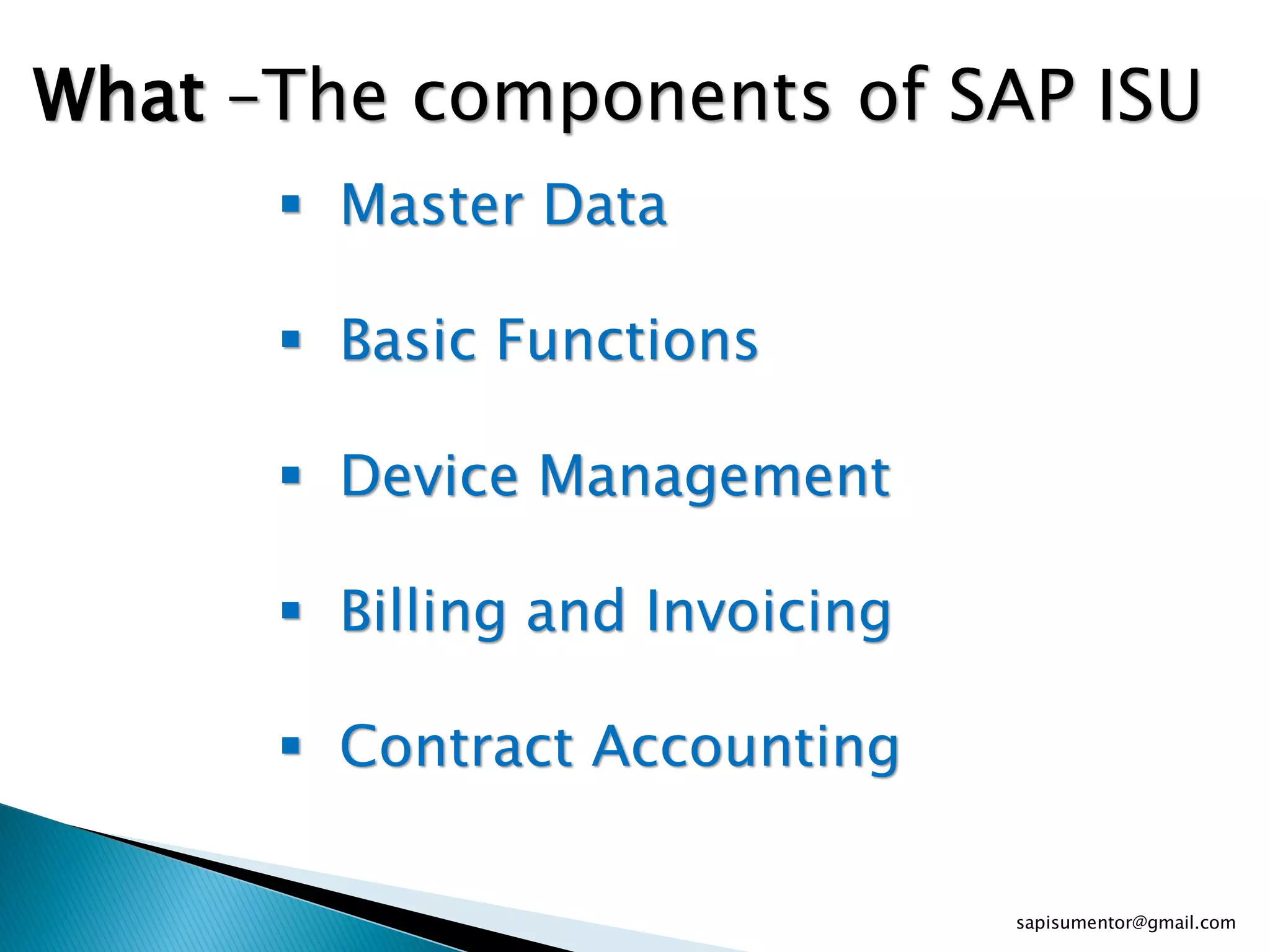 SAP ISU Training | PDF