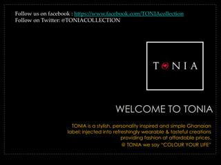 Welcome To Tonia | PPSX