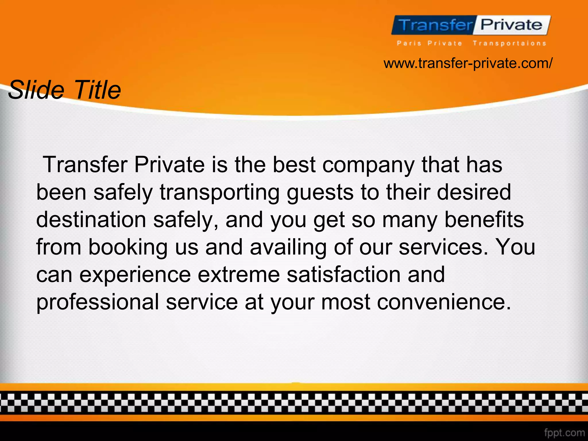 Welcome to transferprivate | PPT