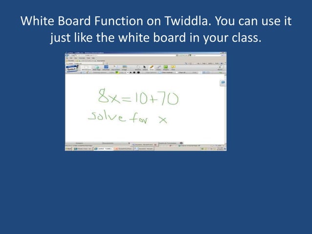 Welcome to twiddla | PPT