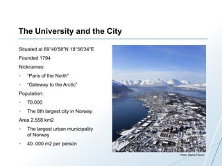 Brief general introduction to UiT | PPTX