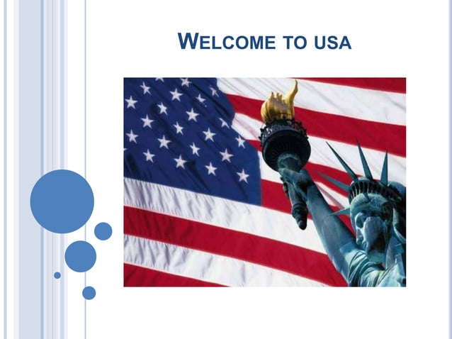 Welcome to usa power point | PPTX | North America Travel | Travel Locations
