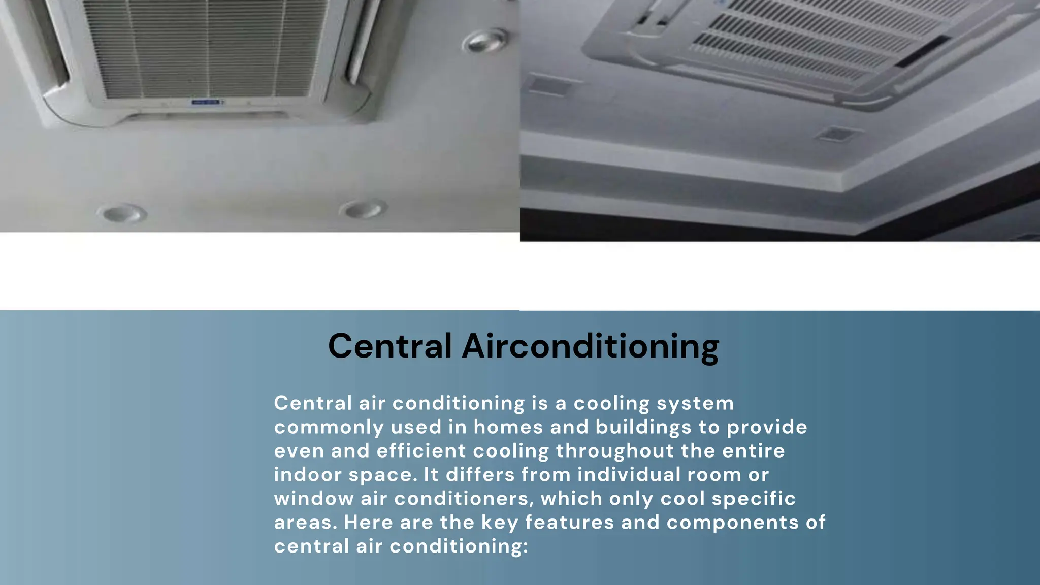 Central Airconditioning | PPTX