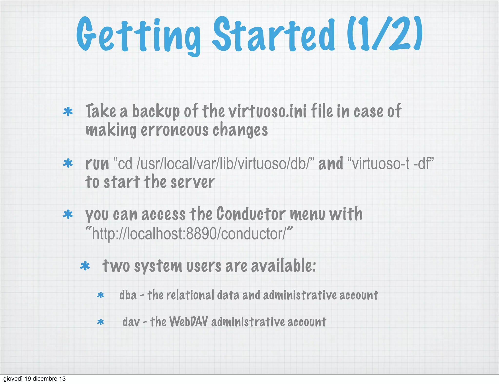 Virtuoso RDF Triple Store Analysis Benchmark & mapping tools RDF / OO ...