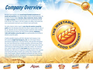 Welcome to weetabix! | PDF