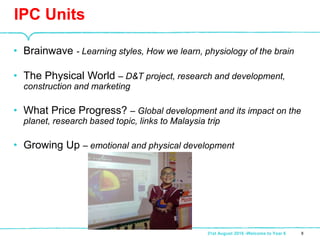 Welcome to year 6 august 2016 | PPTX