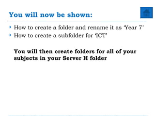 Welcome to year 7 ict 2011 | PPT