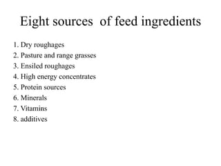 identification of feed ingredients | PPTX