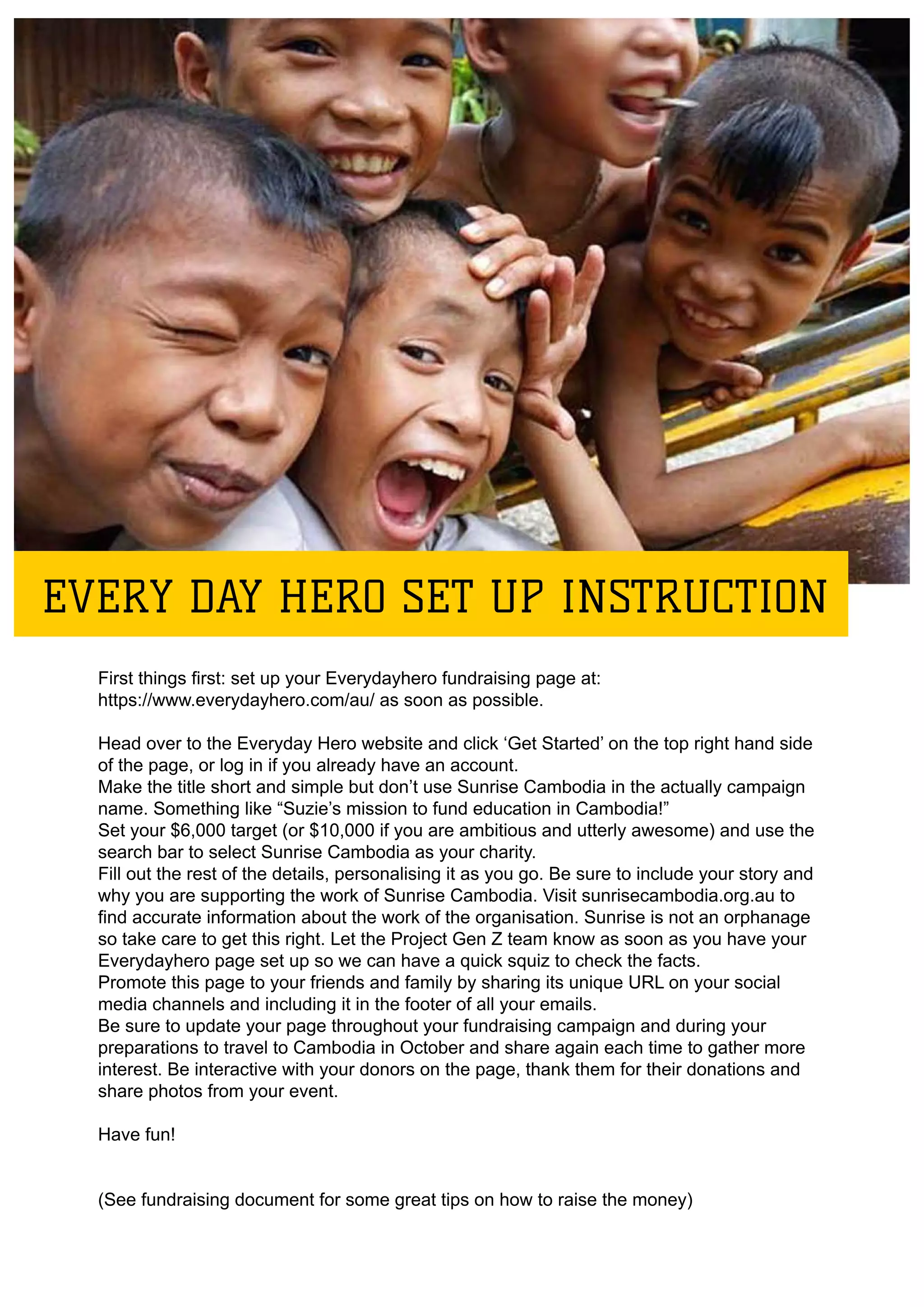 Project Gen Z Welcome Pack | PDF