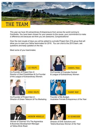 Project Gen Z Welcome Pack | PDF