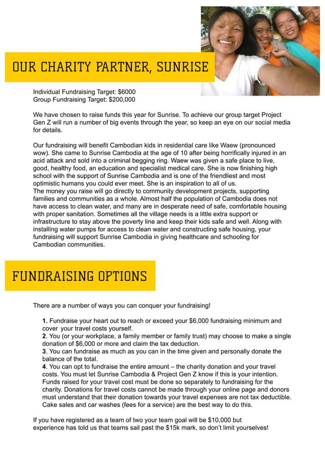 Project Gen Z Welcome Pack | PDF