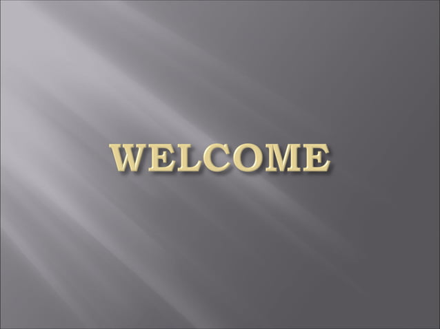 Welcome visual nd auditory | PPT