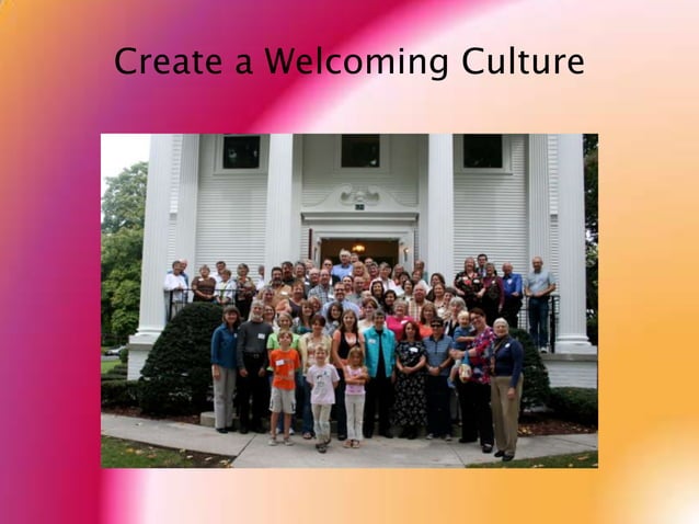 Welcoming newcomers 2010-08-12 | PPT