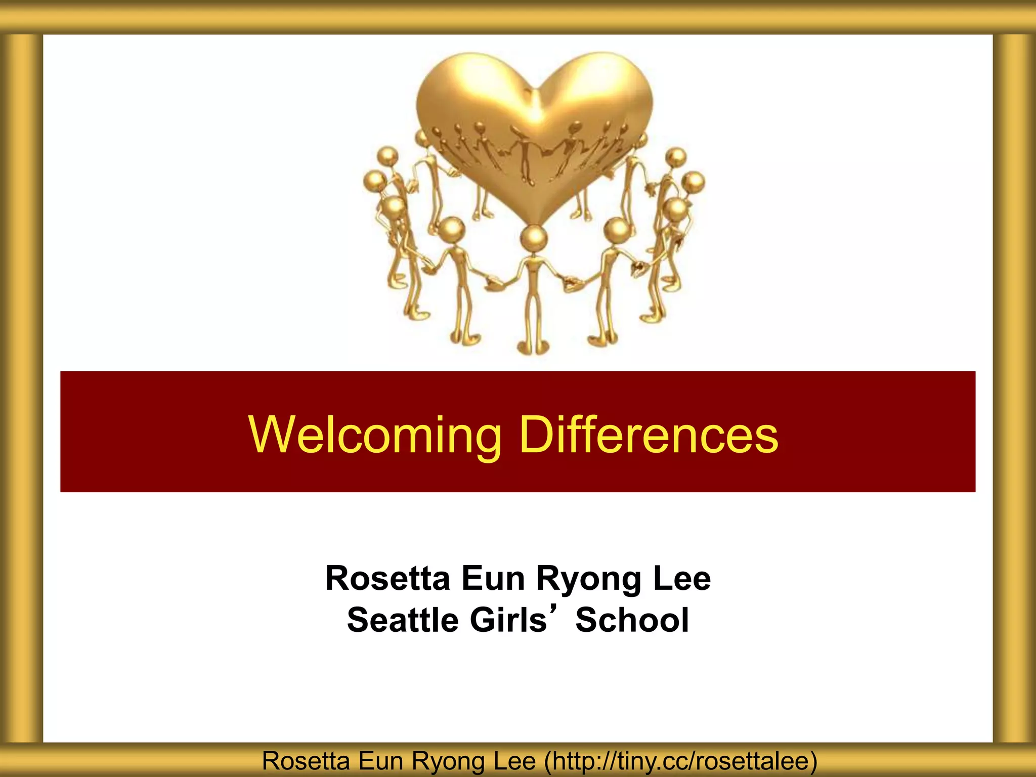 Generic Welcoming Differences | PPT