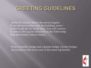 Welcoming training | PPT