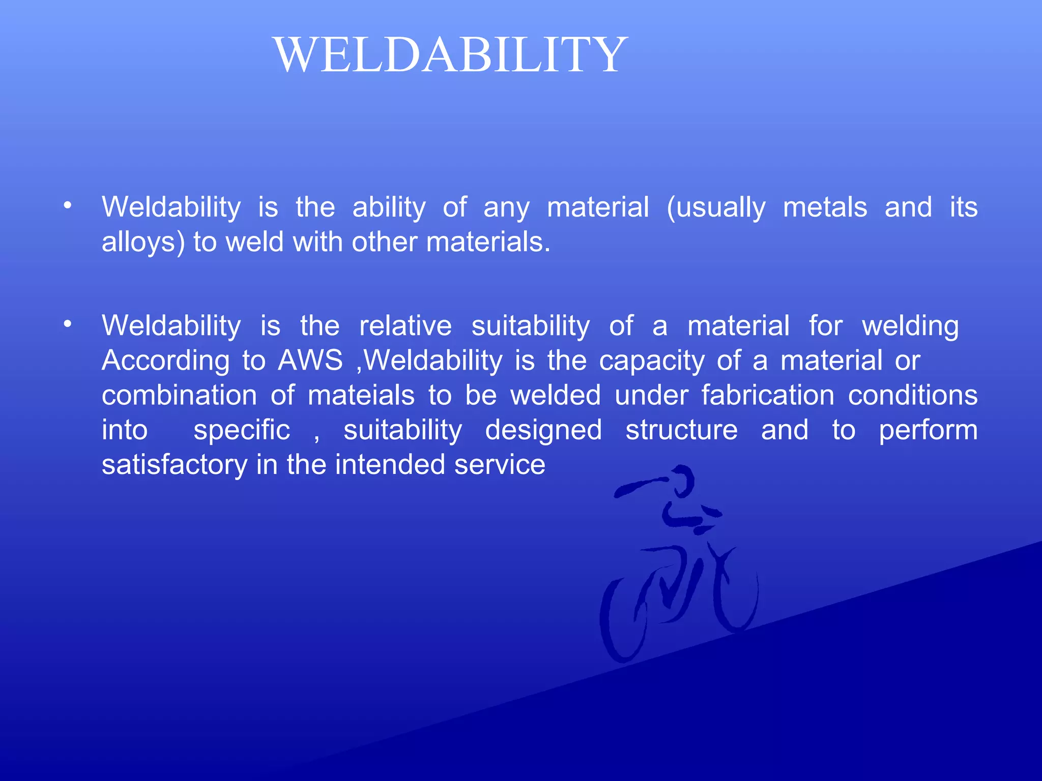 Weldability testings | PPT