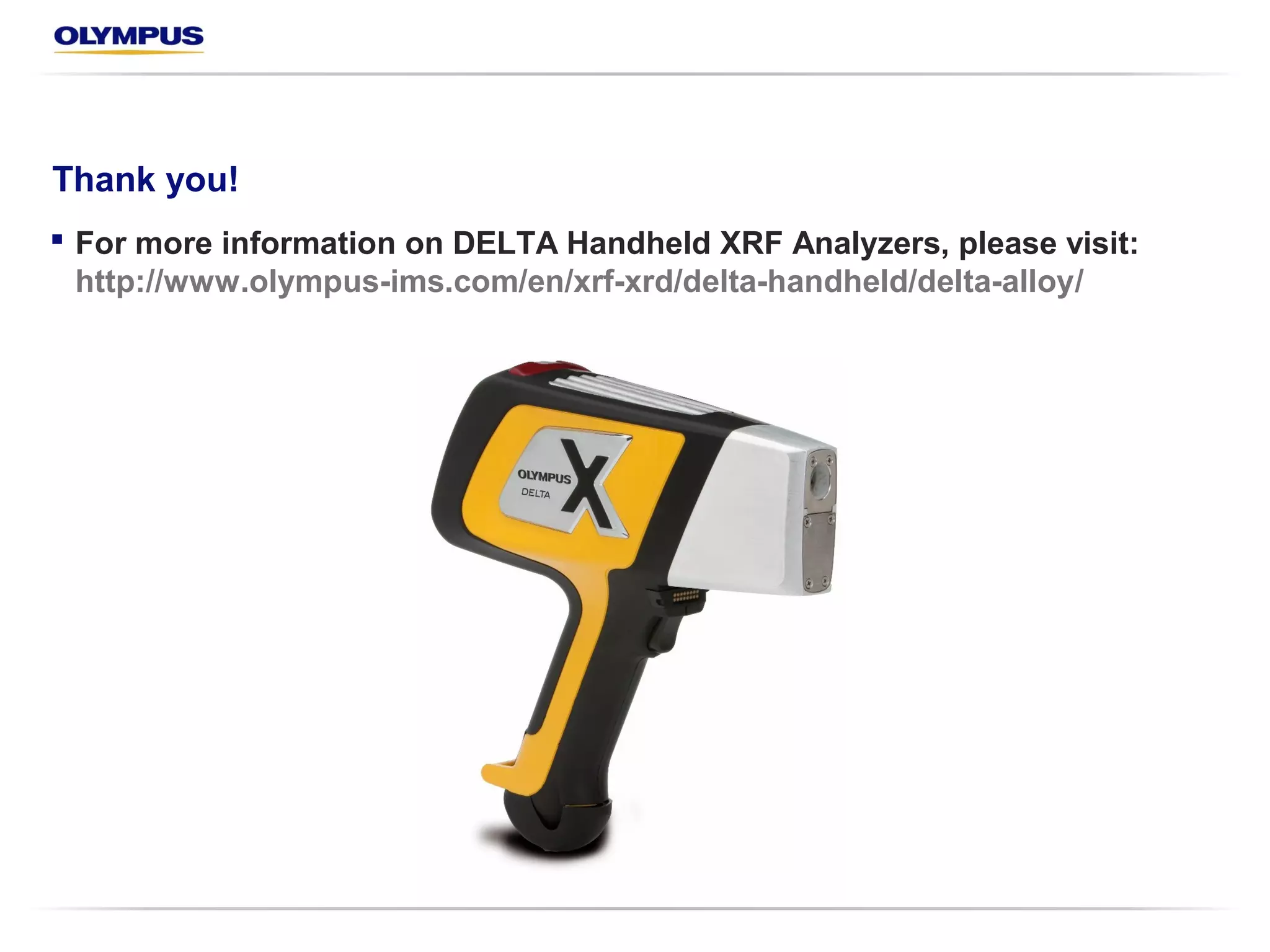 Weld Analysis with Handheld XRF | PPT