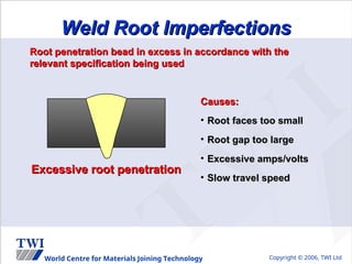 Weld Defects remedies and its cause why it comes | PPT