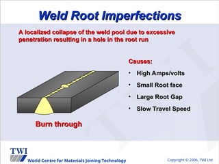 Weld Defects remedies and its cause why it comes | PPT