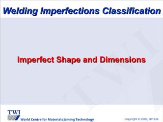 Weld Defects remedies and its cause why it comes | PPT